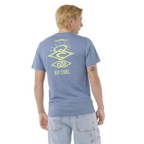 Remera Rip Curl Search Icon - Celeste — Tienda Soy Santander
