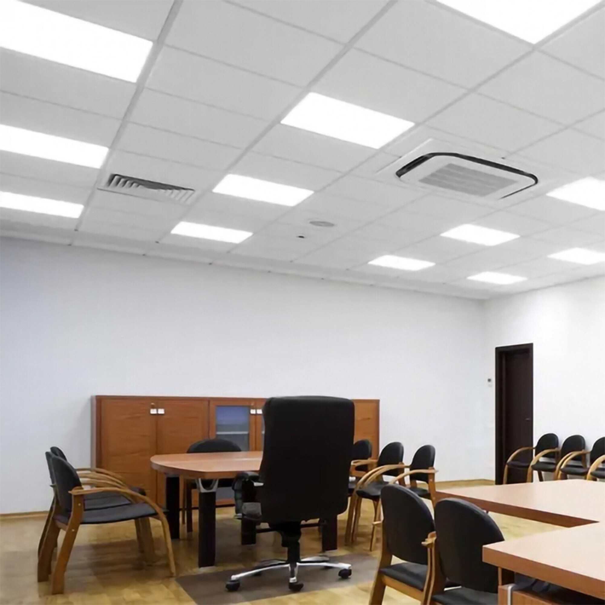 Set x8 Panel Led 60x60 52w Plafon Cuadrado Embutir Luz Fria — Atrix