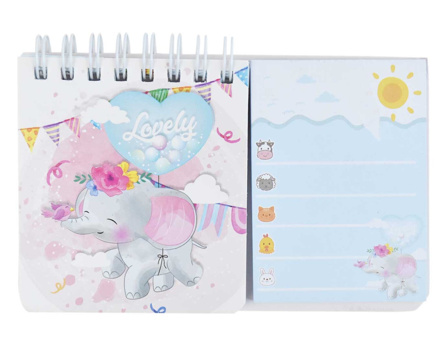 LIBRETA PARA APUNTES 2 EN 1 CON ESPIRAL 50PAG+50PAG 13.5X8.5X0.5CM ...