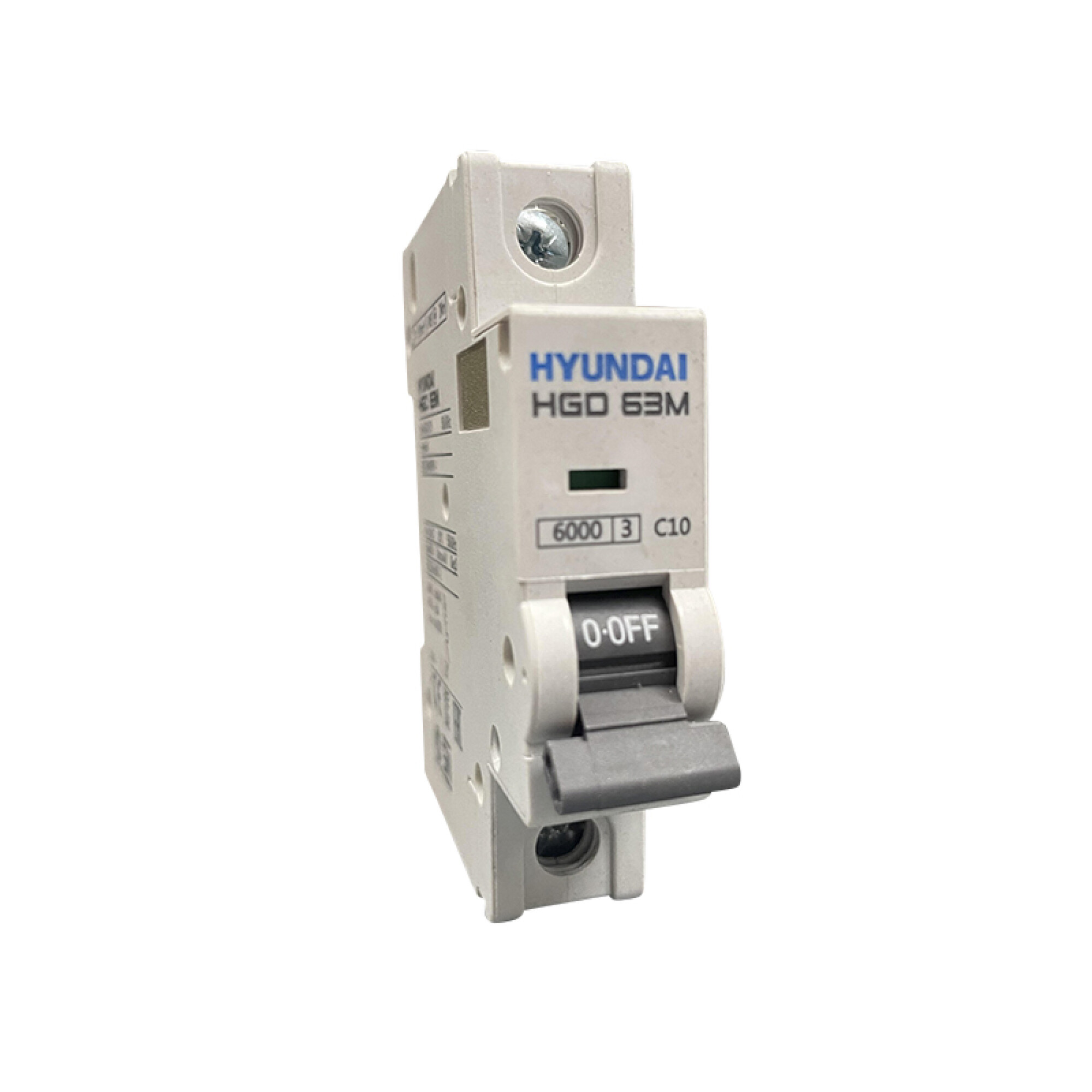 Llave térmica HGD63M din 1P 10A 6kA - HY1510M — Fivisa