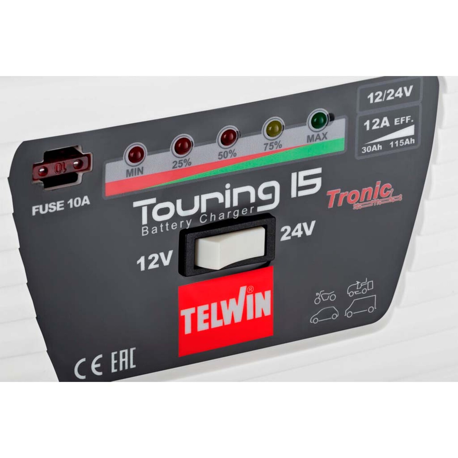 Cargador de batería Telwin 12v y 24v 9amp — Barraca Dayman