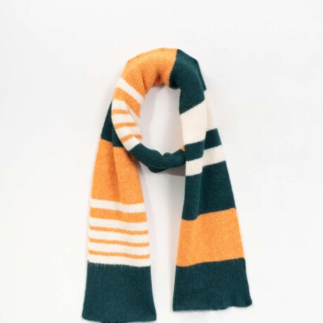 Bufanda Rayada Tejida - Combinacion Multicolor — Tienda Soy Santander