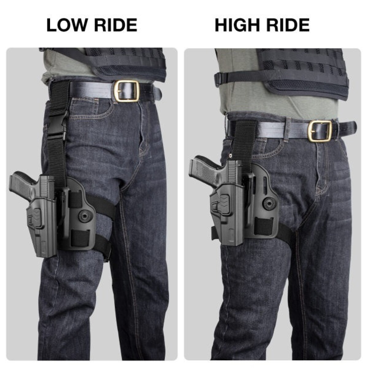 Muslera táctica para Glock 17 con ángulo variable — Aventureros