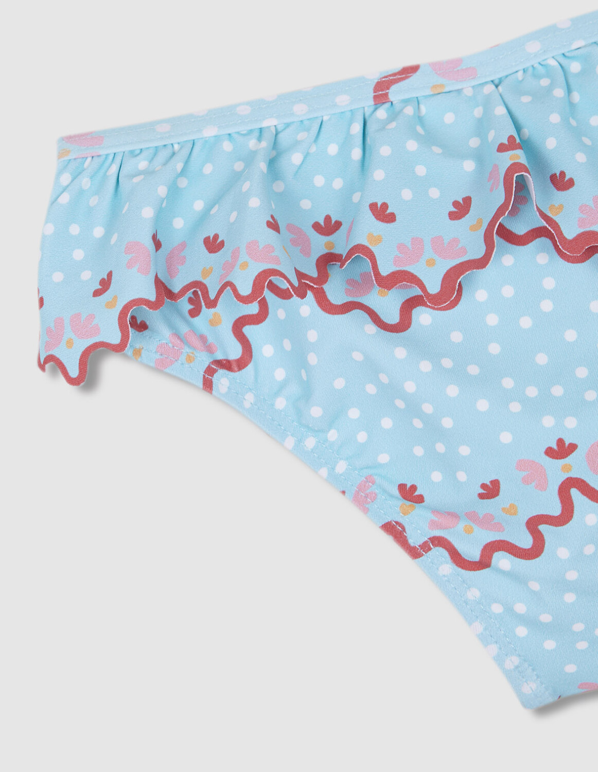 Culetin Estampado Ondas Azul Talco — Gocco