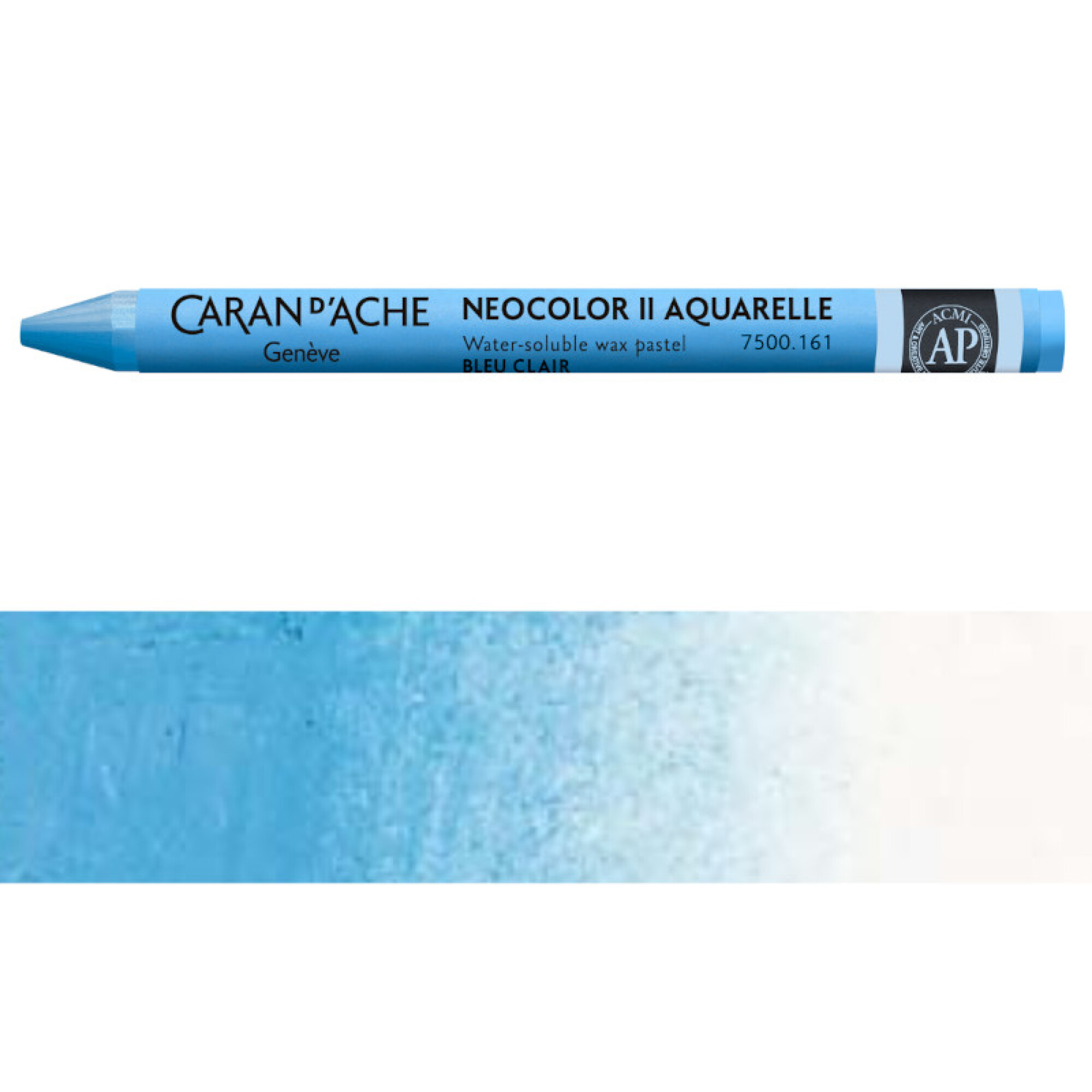 Pastel Neocolor Acuarelle Caran d'Ache - Tonos Azules — Infantozzi