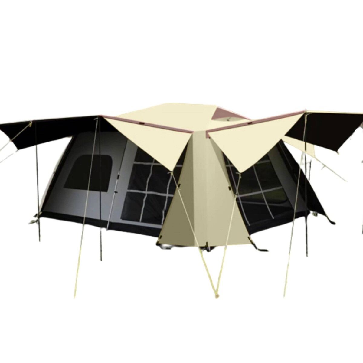 Carpa automática rainfly 8 a 10 personas - Beige — Aventureros