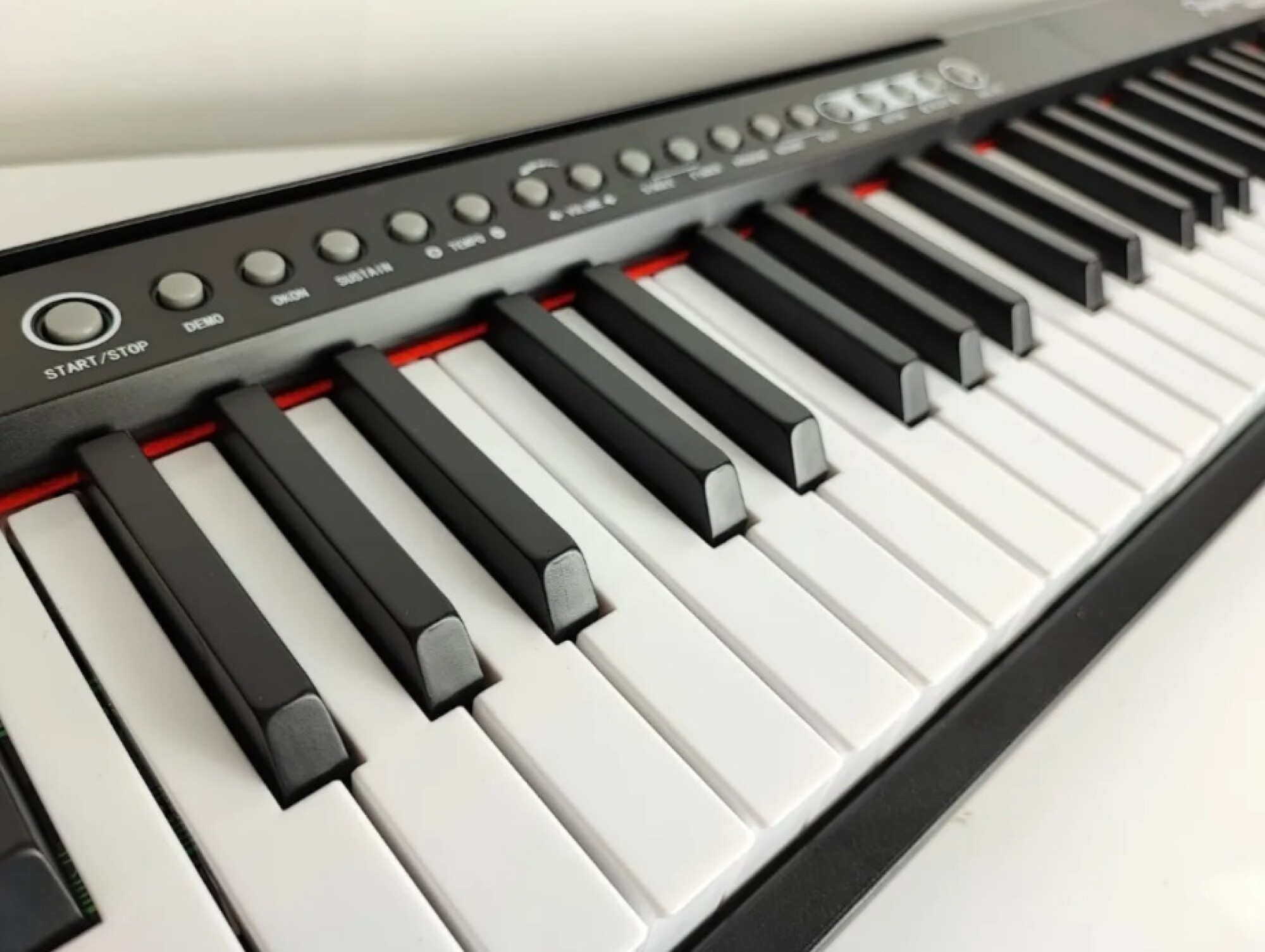 Teclado Órgano Musical 61 Teclas Electrónico 200 Tonos - Negro — Mundo Shop