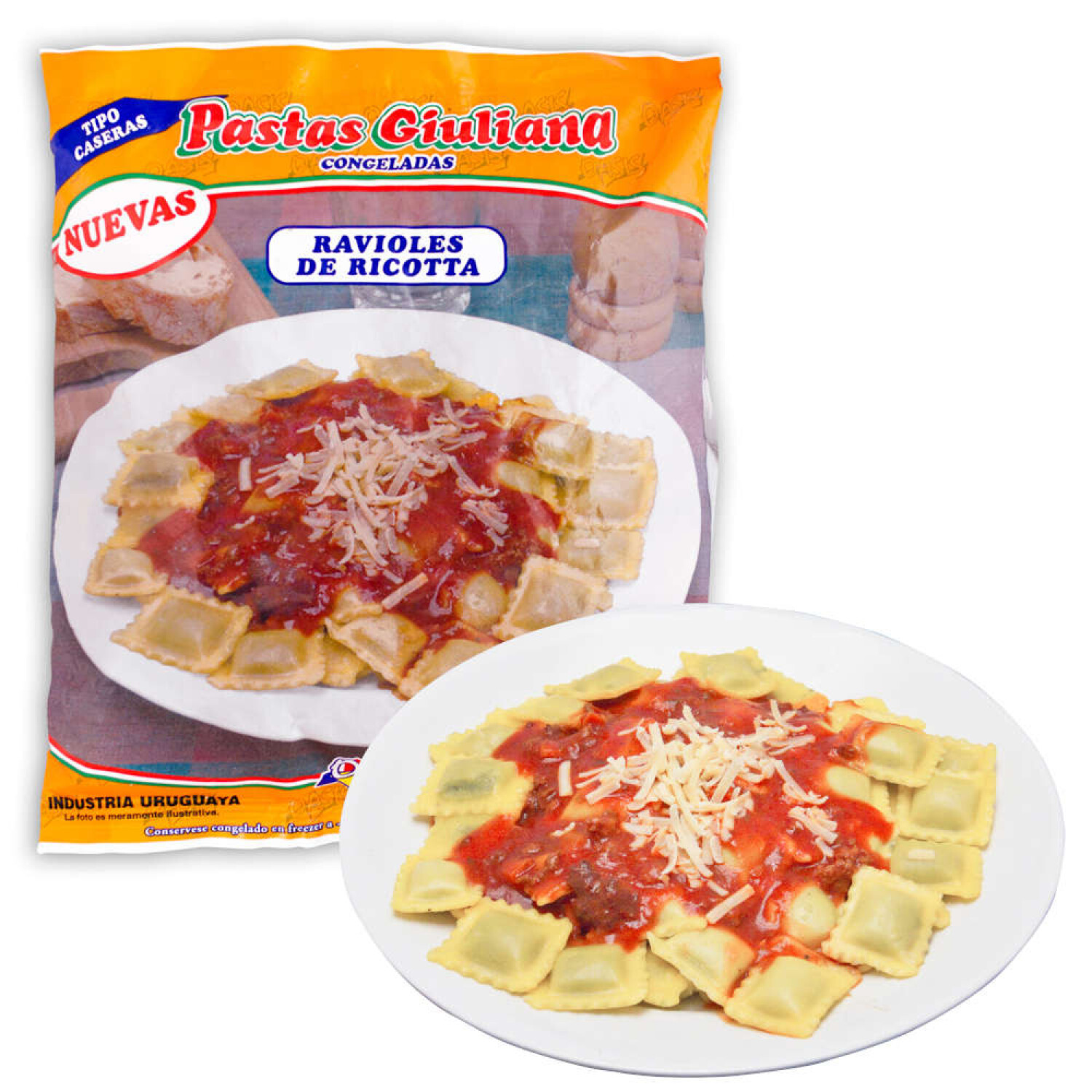 RAVIOLES RICOTTA GIULIANA 750 g X150 — Hola Congelados