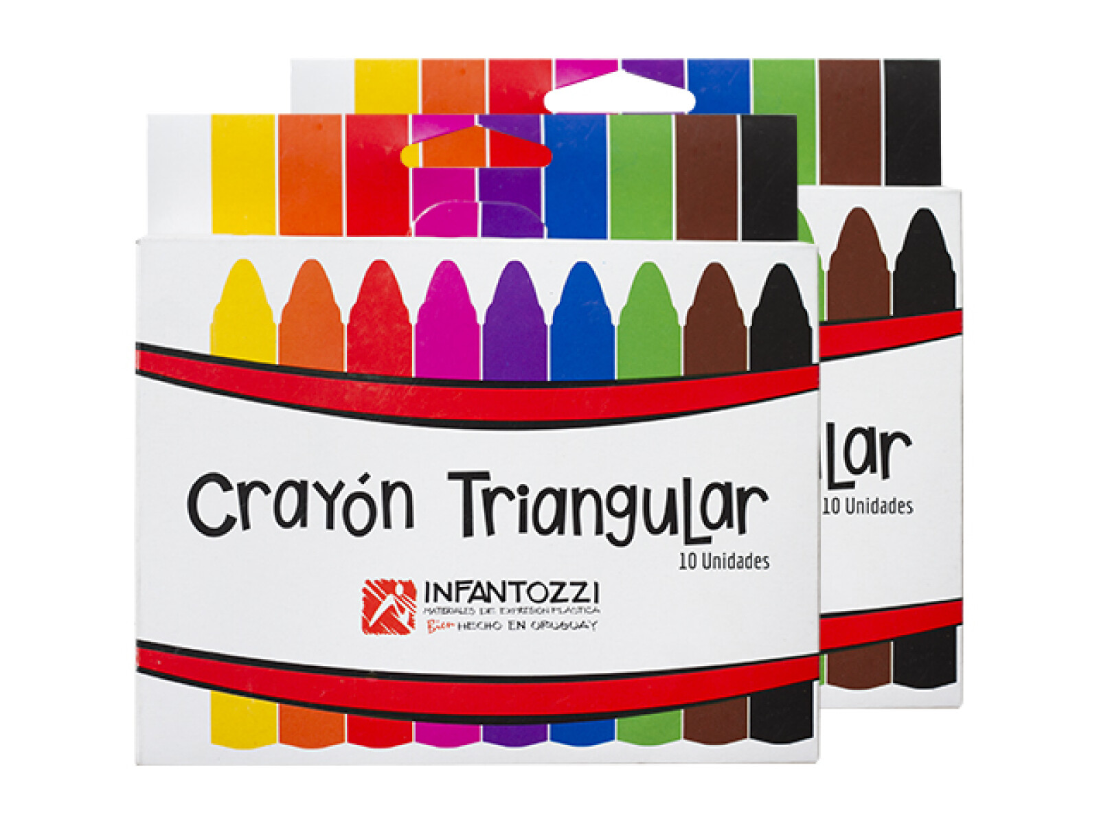 Crayolas triangulares - Cartón — Infantozzi
