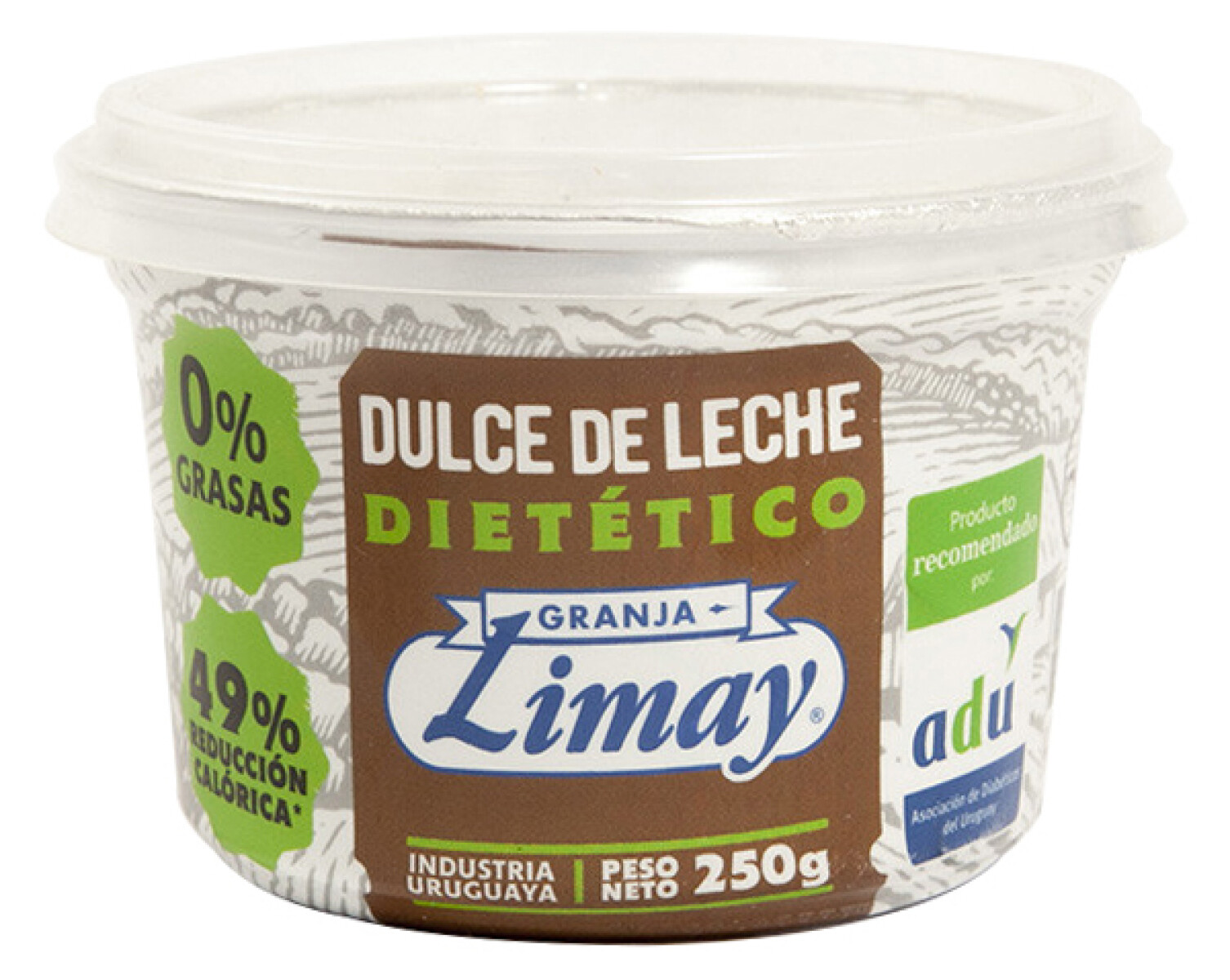 DULCE DE LECHE LIMAY DIET POTE 250G — El Clon