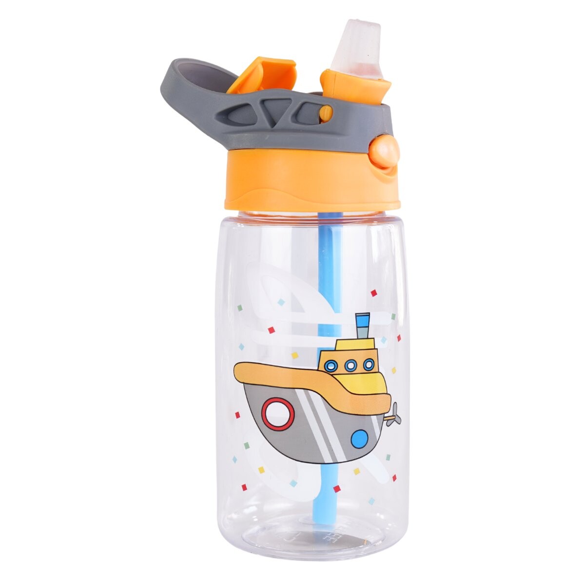 Termito escolar de plastico con sorbito y asa — El Clon