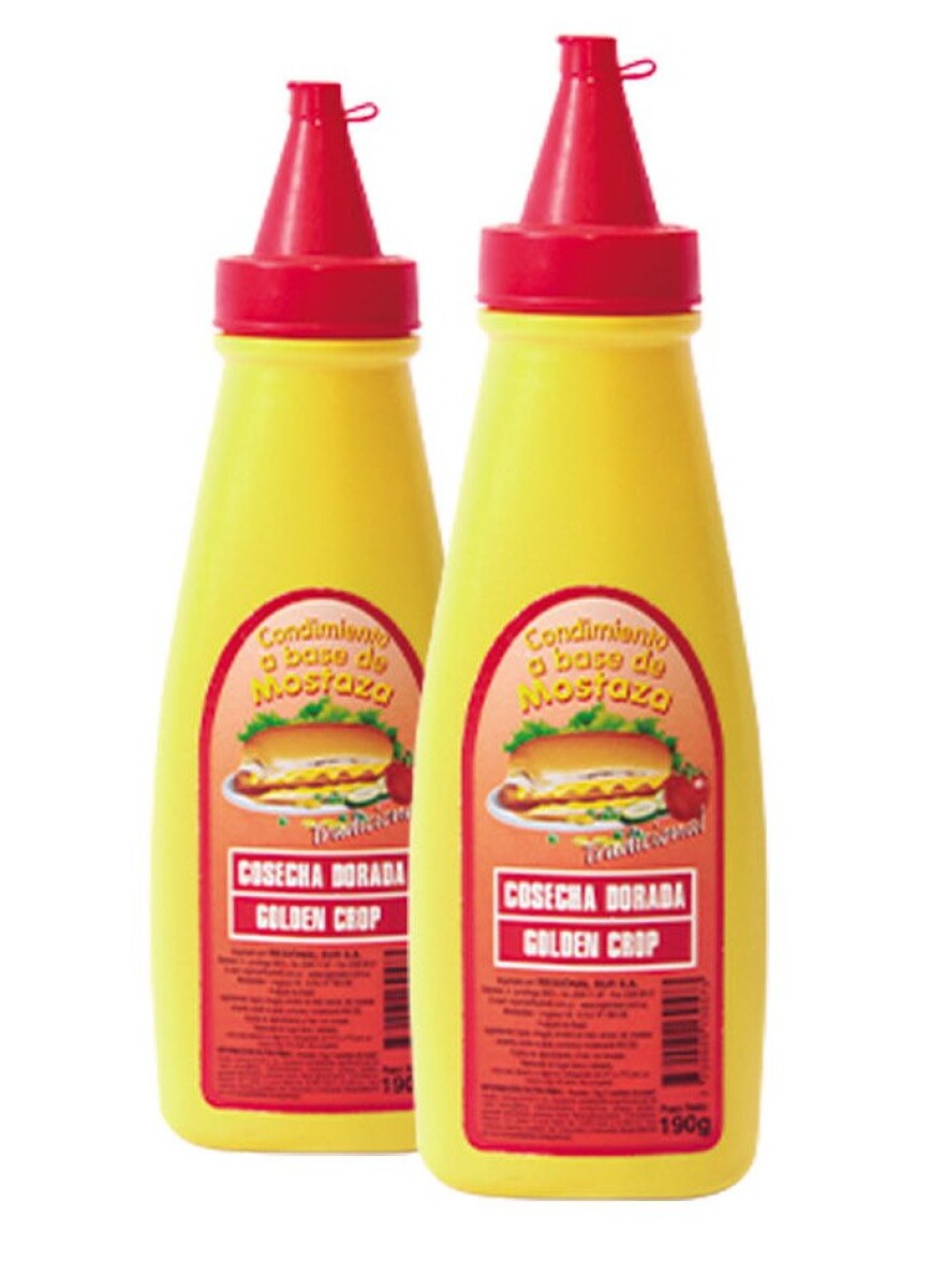MOSTAZA COSECHA DORADA POMO 190G — El Clon