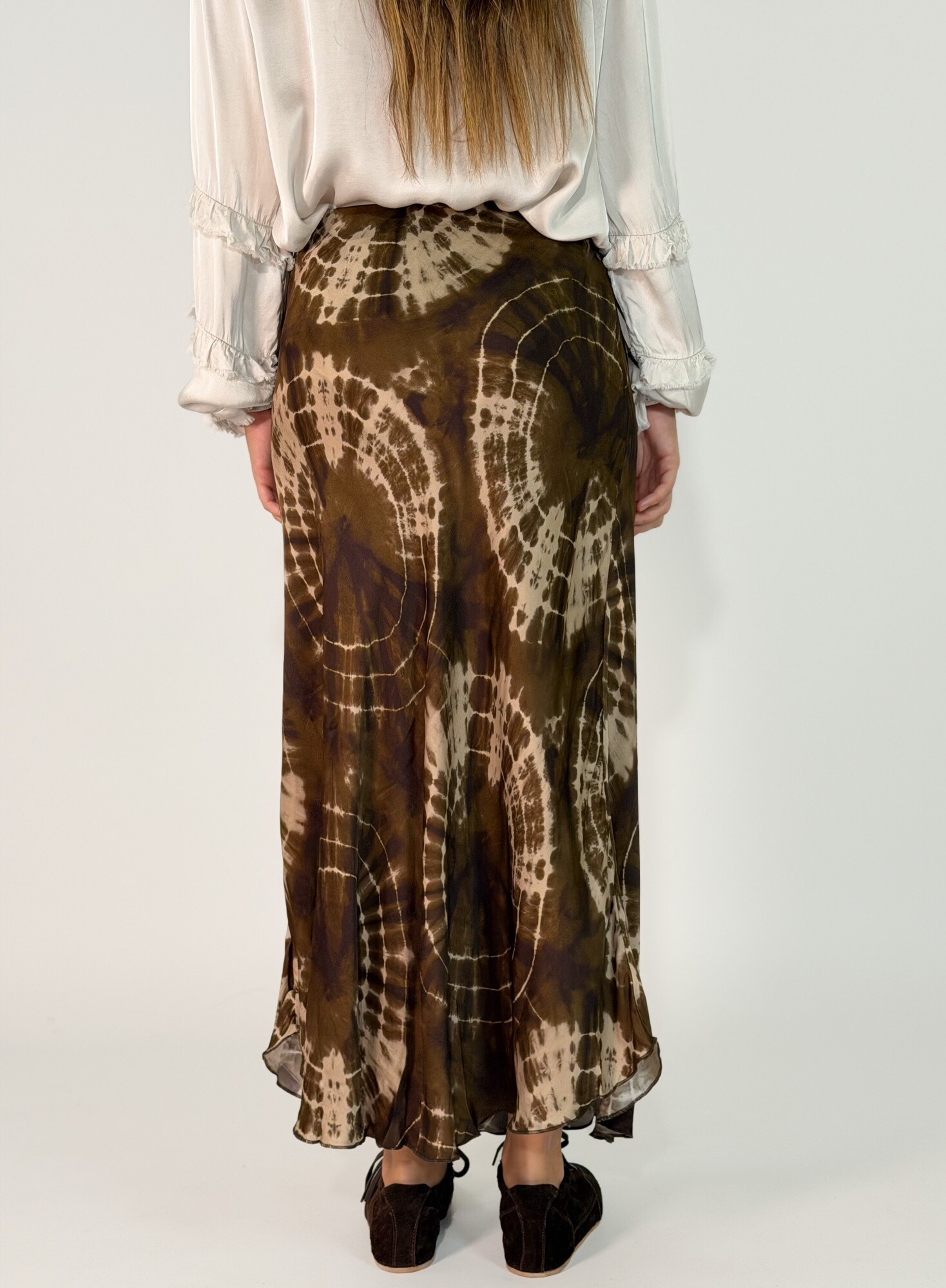 POLLERA CALISTA - CHOCOLATE — Panthai