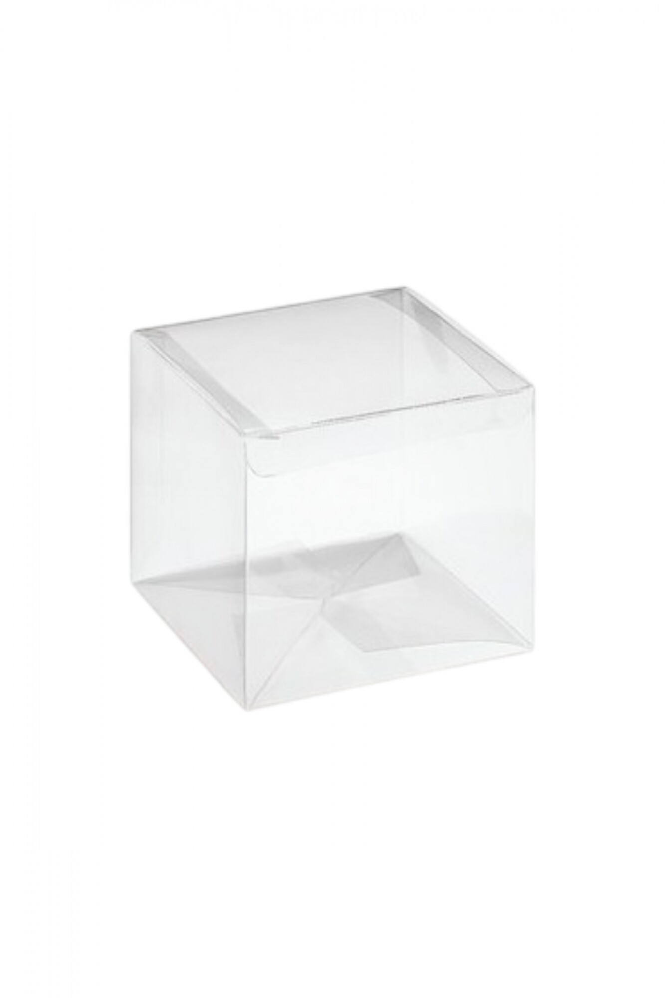 Caja transparente 12x12x12 cm. - TRANSPARENTE — PaperPack