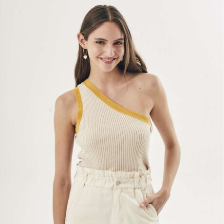 Top Color Block Tejido - Lila — Tienda Soy Santander