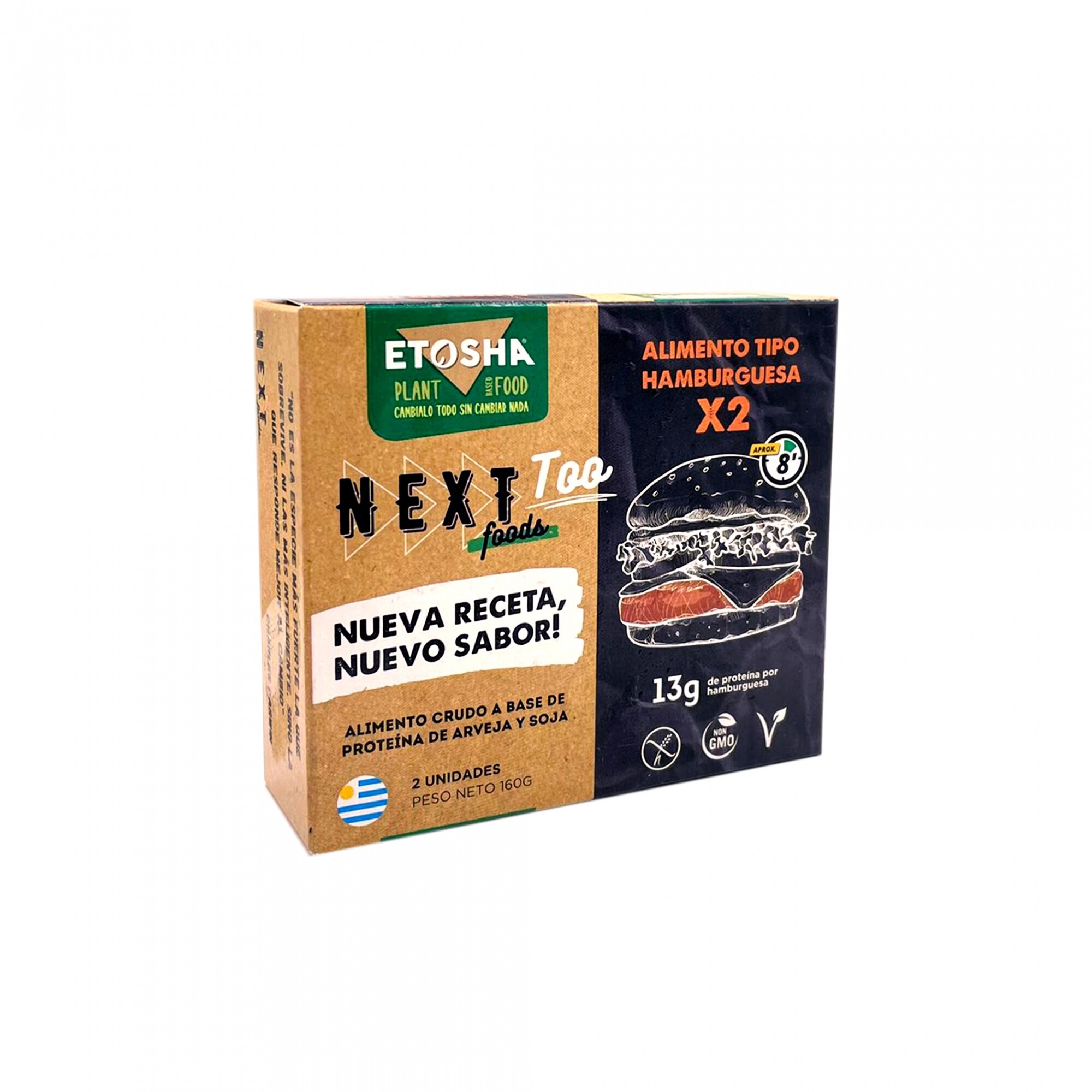 Hamburguesa Next Too - 2 ud. - 160 g — CONGELADOS.COM.UY