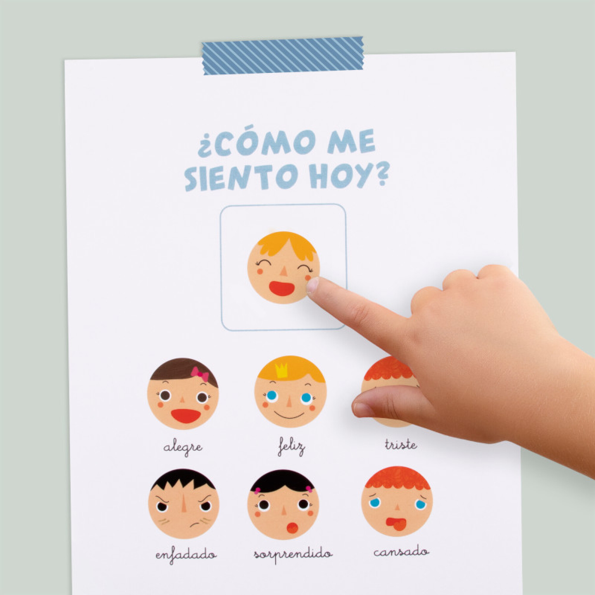 Sticker Emociones - Apli — Infantozzi