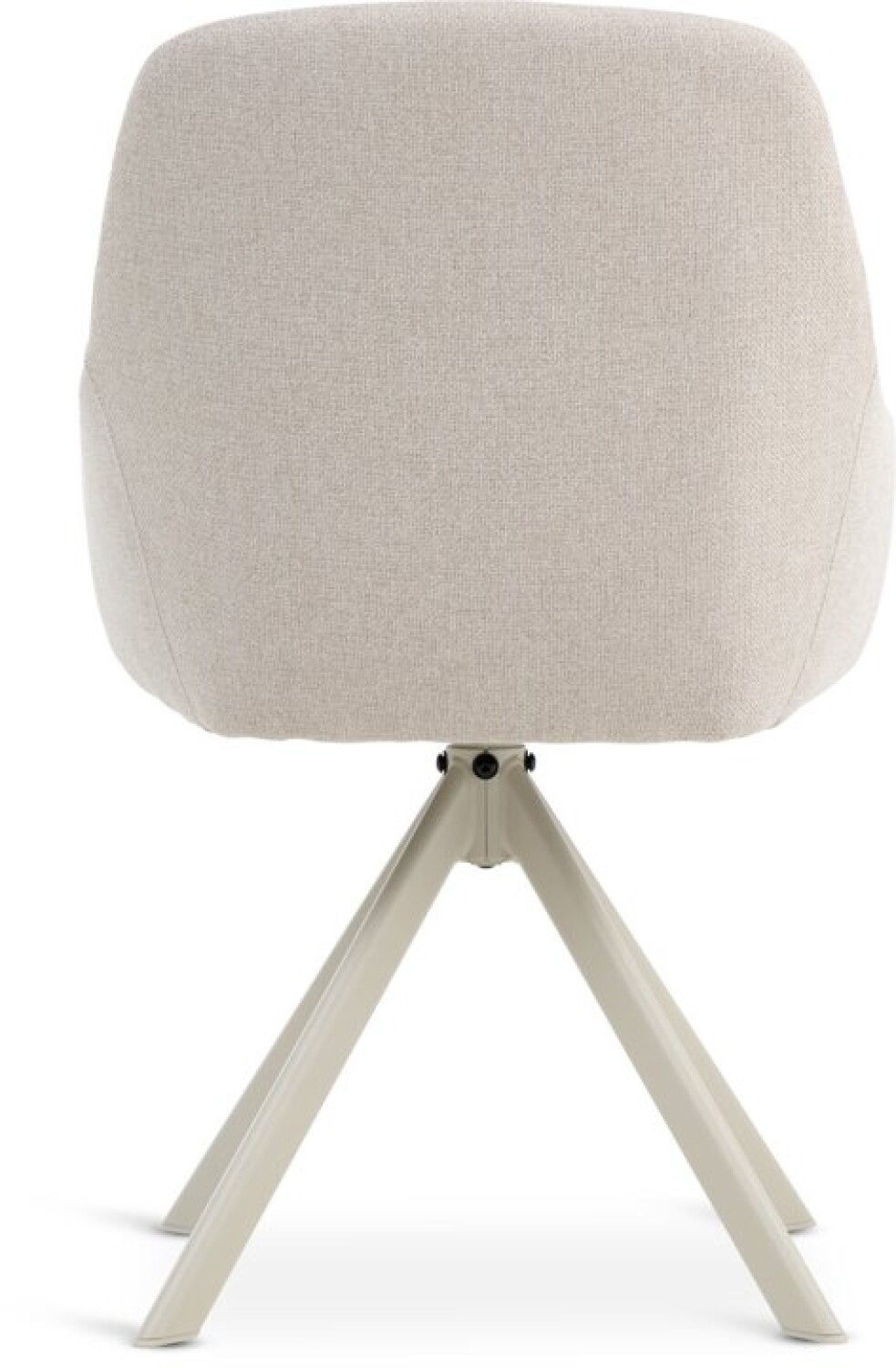Silla de comedor ROSTRUP giratoria tela beige — JYSK