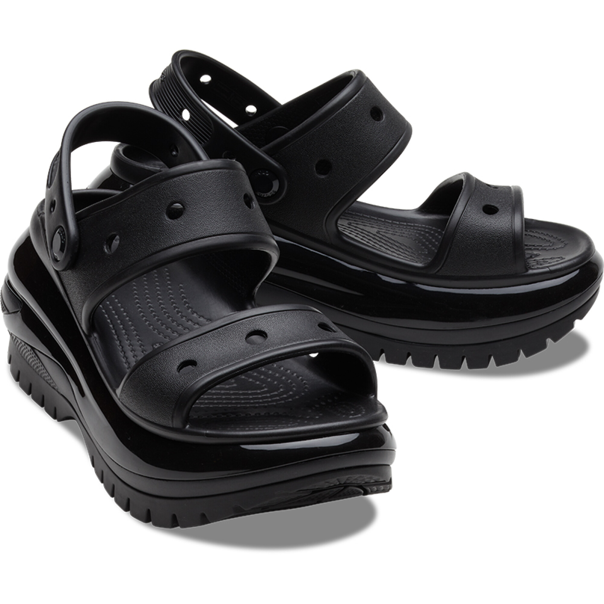 Crocs Classic Mega Crush - Negro — Crocs