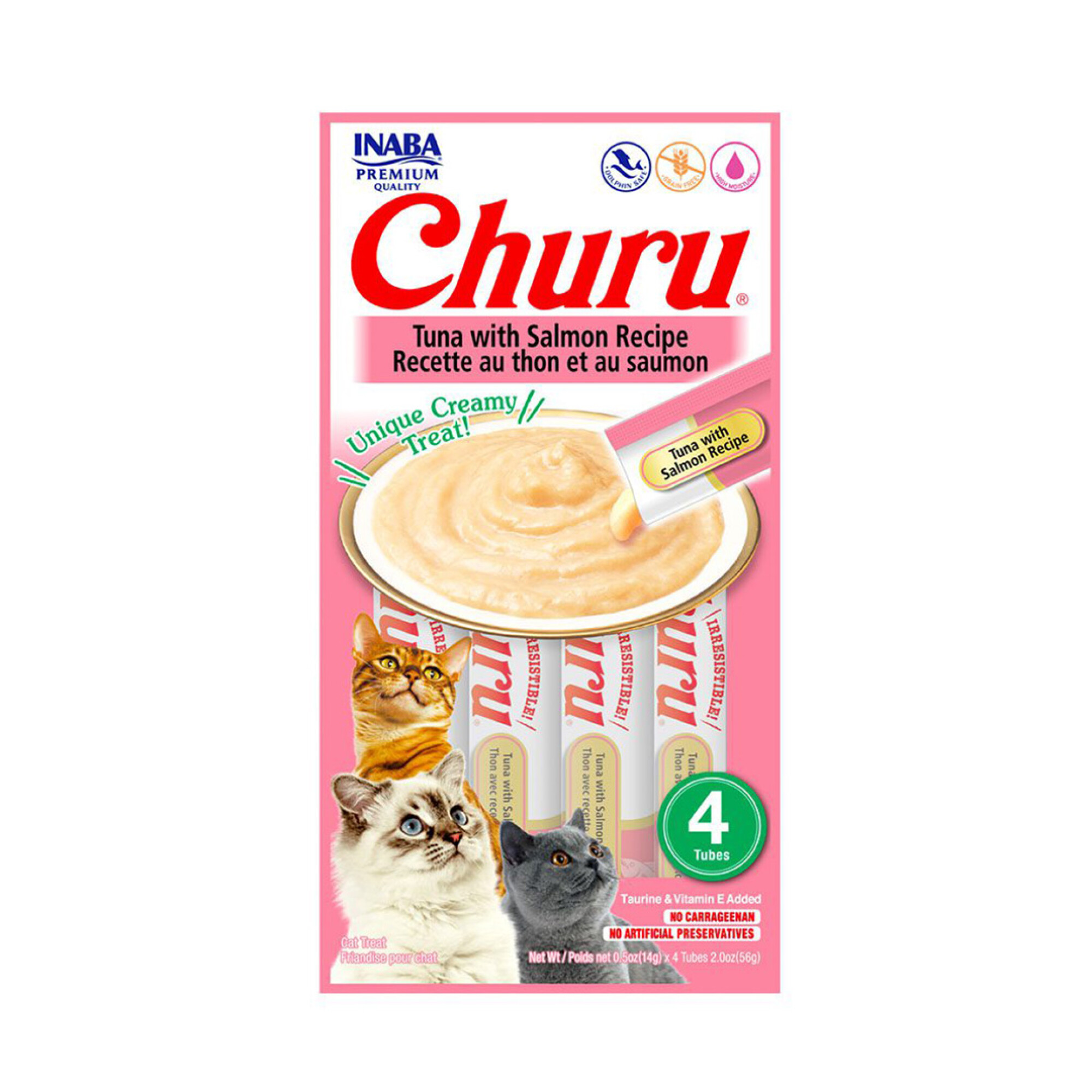 Churu - atún con salmón, 4 tubos, 56grs — Pronto Perro