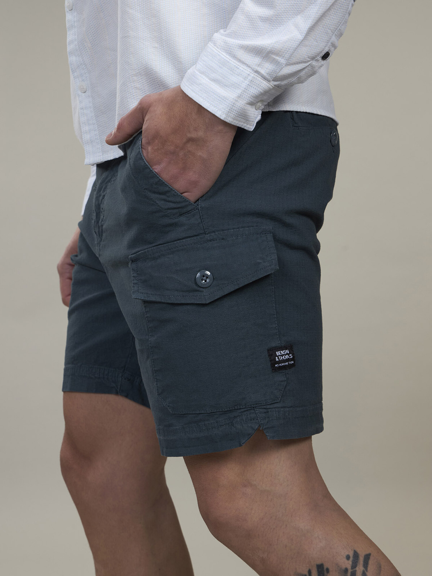 BERMUDA NAVAGIO - AZUL PIEDRA — Benson & Thomas