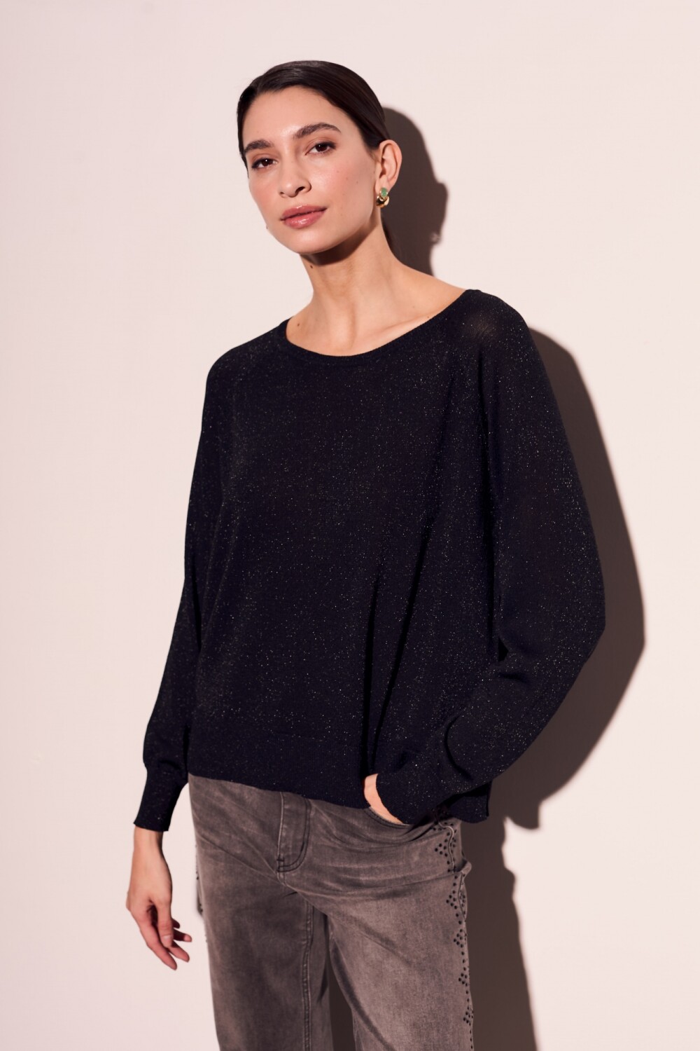 Sweater Lurex - Negro — Lemon
