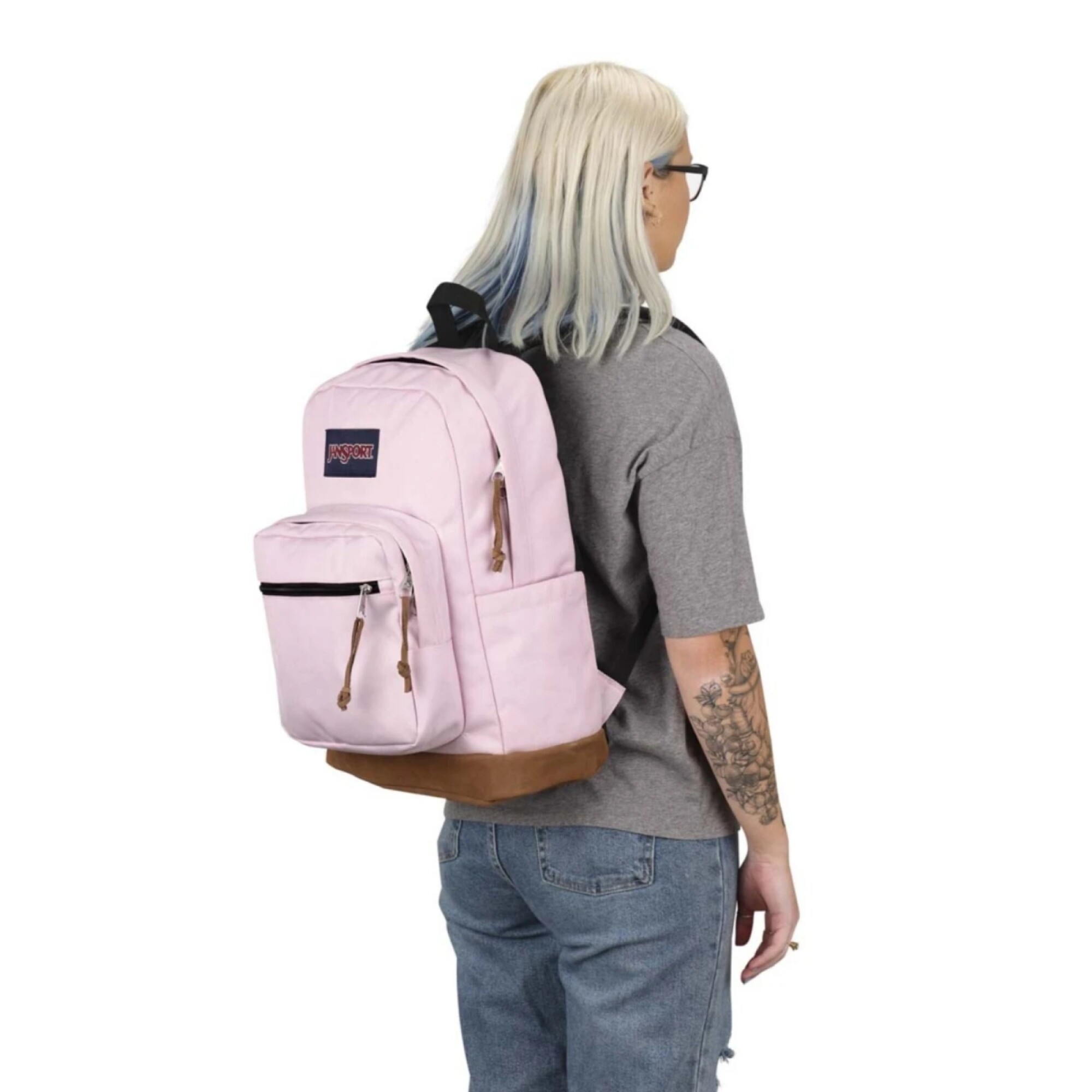 Mochila Right Pack Jansport - Rosa claro — Aventureros