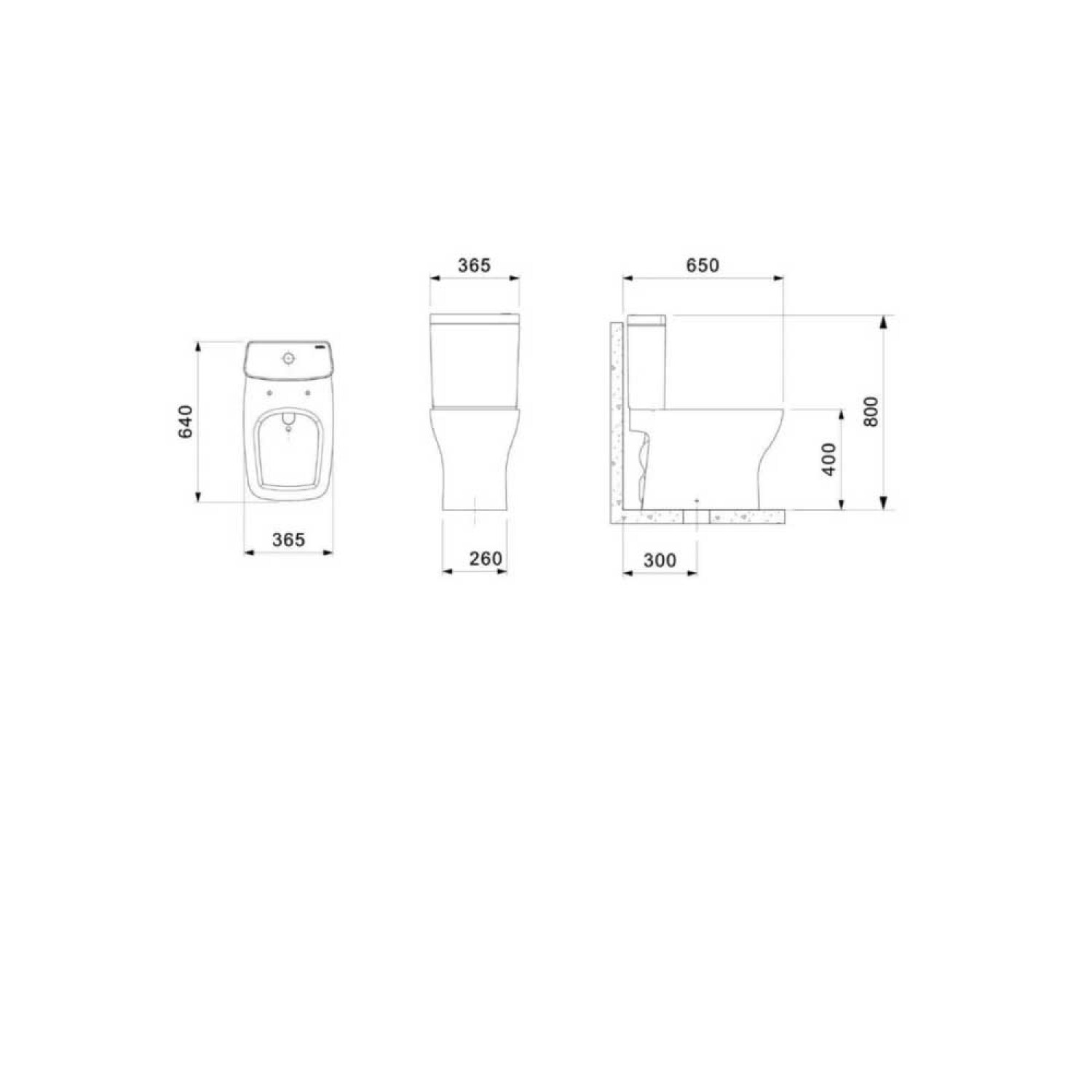 Depósito para Inodoro Flamingo Negro — Bagno & Company