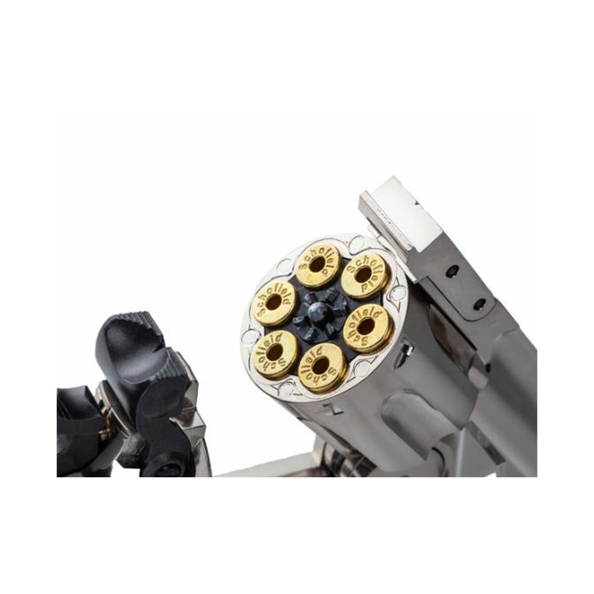 Revólver Schofield Plateado de 6" 4,5mm Full Metal CO2 - ASG — Aventureros