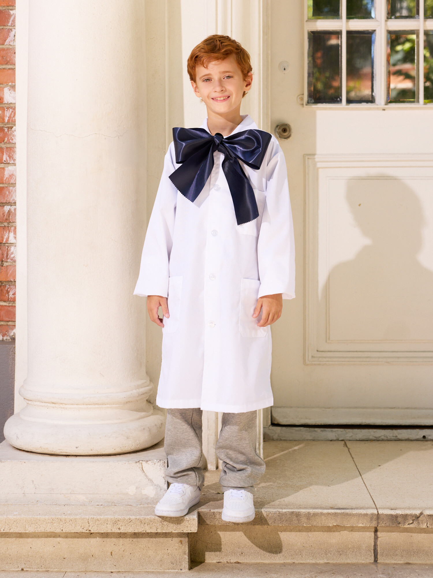 TUNICA ESCOLAR RECTA UNISEX - BLANCO — Guapa - Paprika