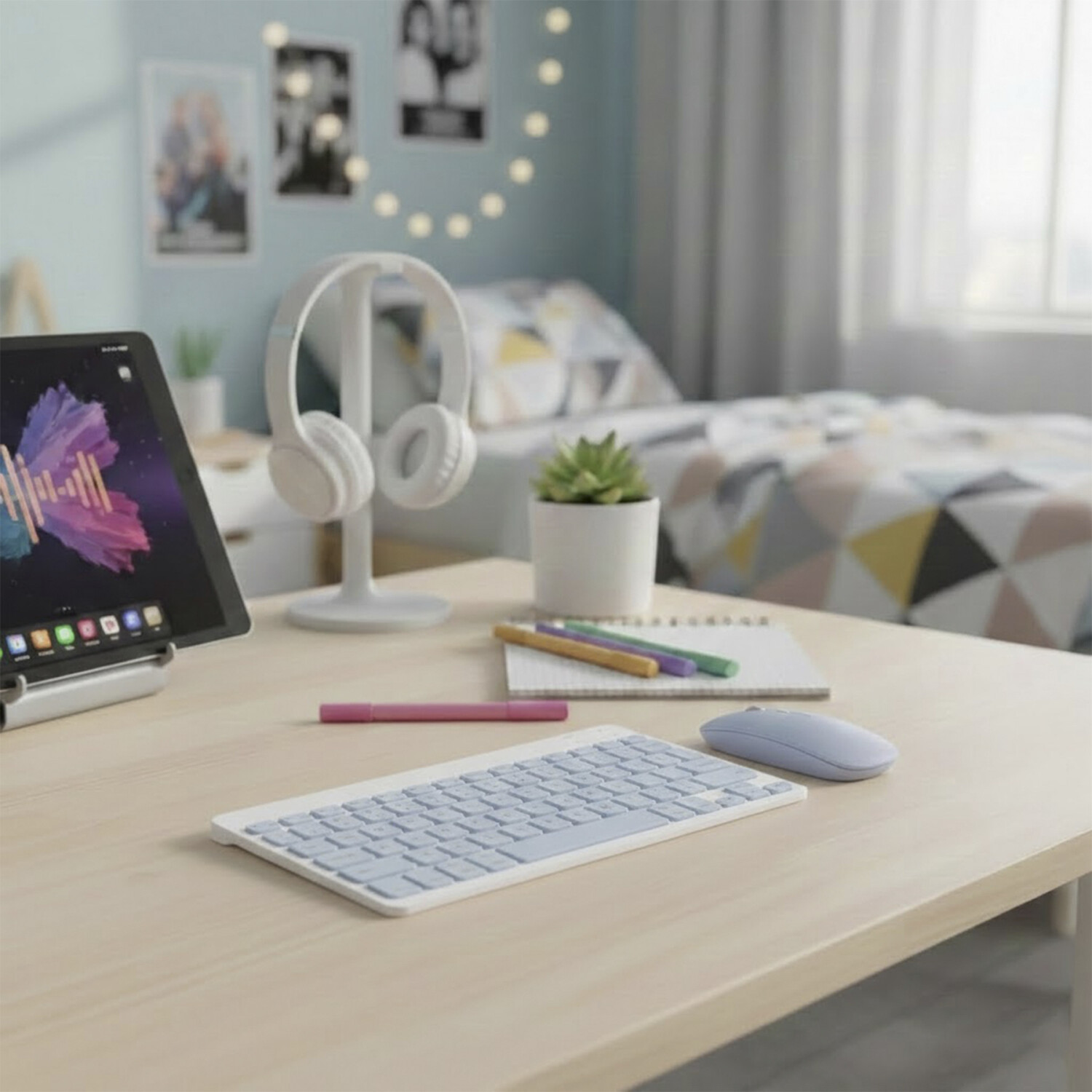 Teclado + Mouse Inalambricos Bluetooth Ultra Finos Elegantes - Color ...