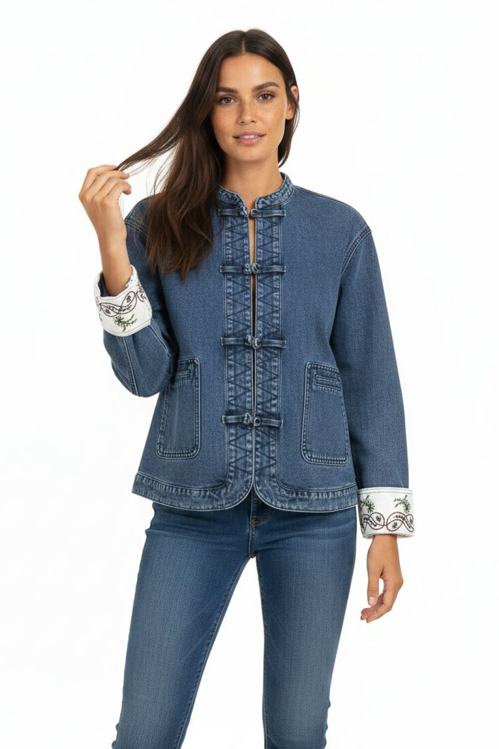 Campera Donnie - Azul Grisaceo — Indian