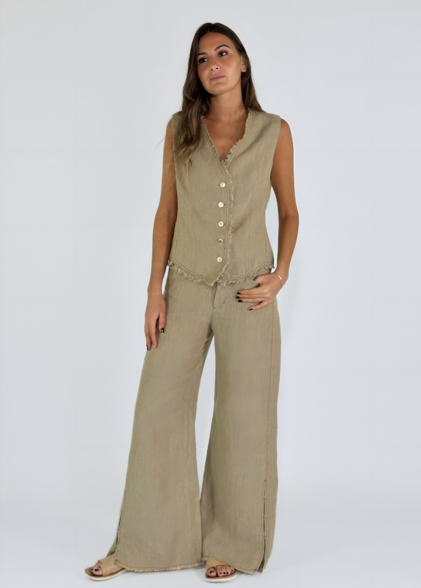 PANTALON NIZA - BEIGE — Panthai