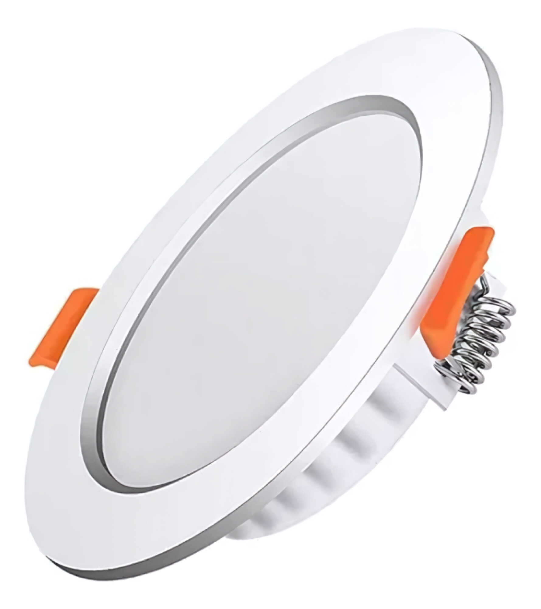Plafón Led Circular Embutir Iluminación 7w Empotrar Pro - Blanco ...