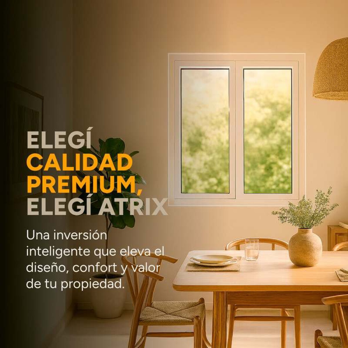 Ventana de PVC Blanco 120 X 100 Cm Corrediza Premium — Atrix