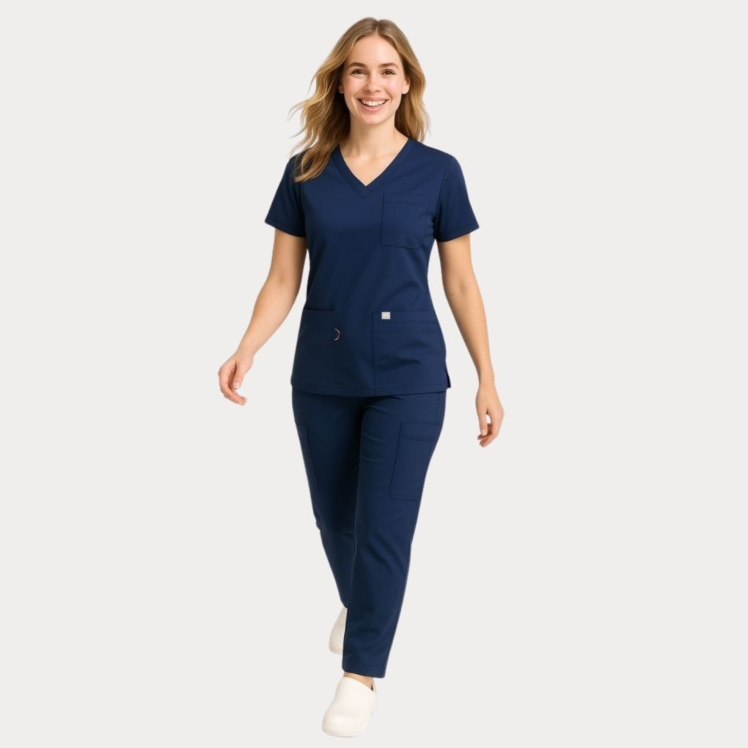 Set Médico Elastizado dama ARGON - Azul Marino — TextilShop