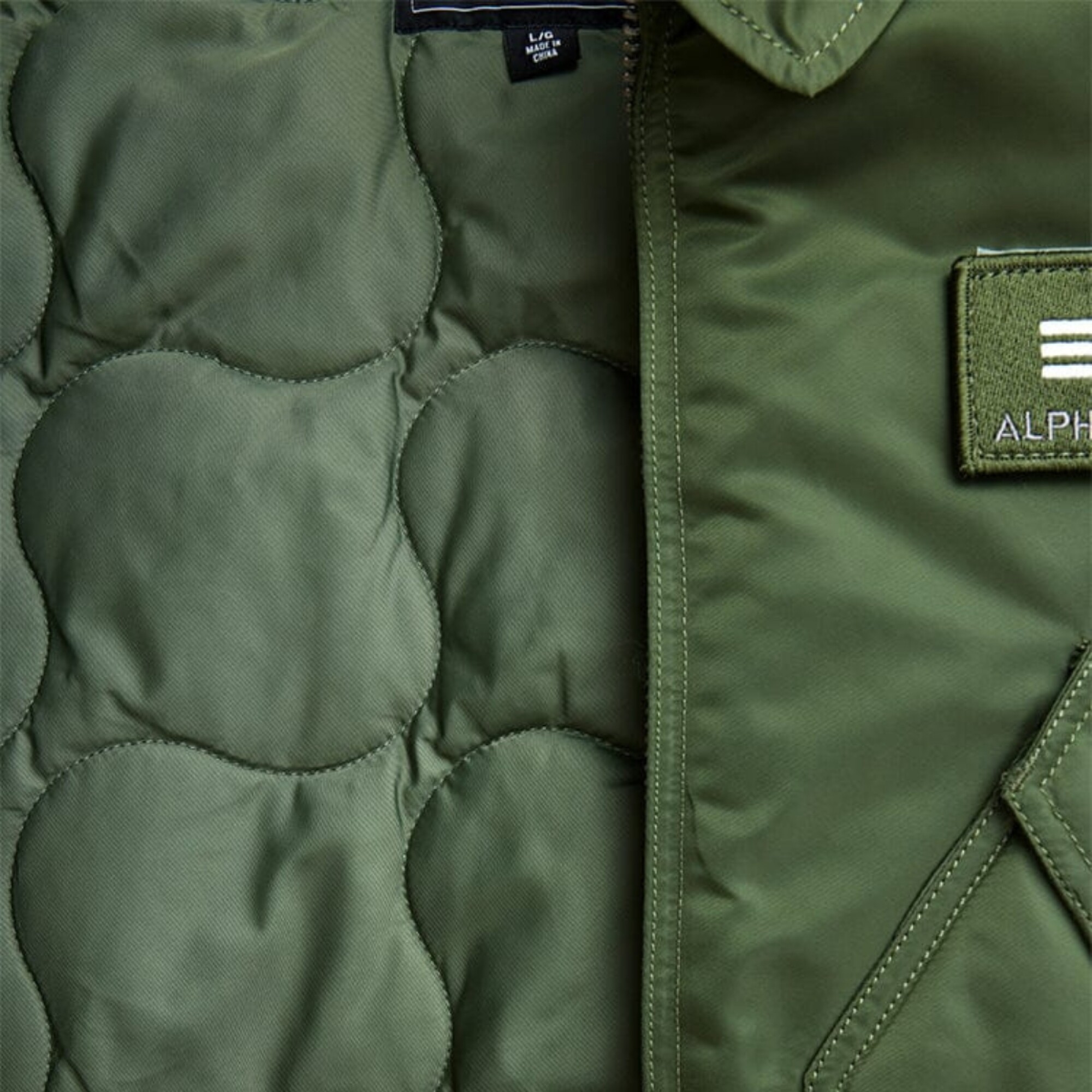 Chaqueta bomber CWU 45/P - Alpha - Verde — Aventureros