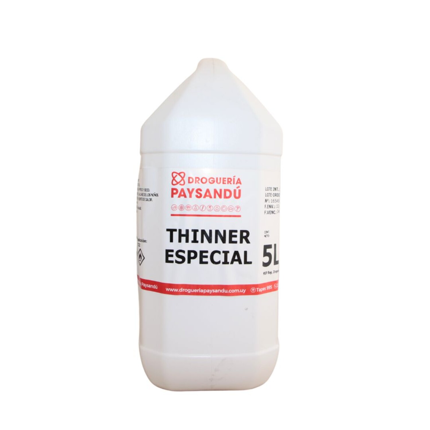 Thinner Especial - 5 L — Droguería Paysandú