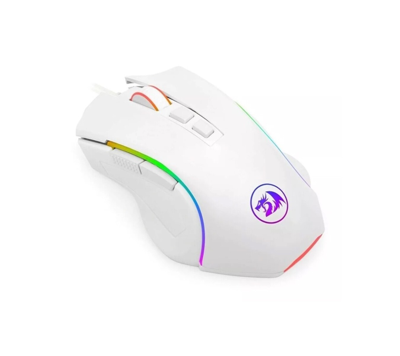 Mouse Gamer Redragon Griffin M607 RGB Blanco — ZonaTecno