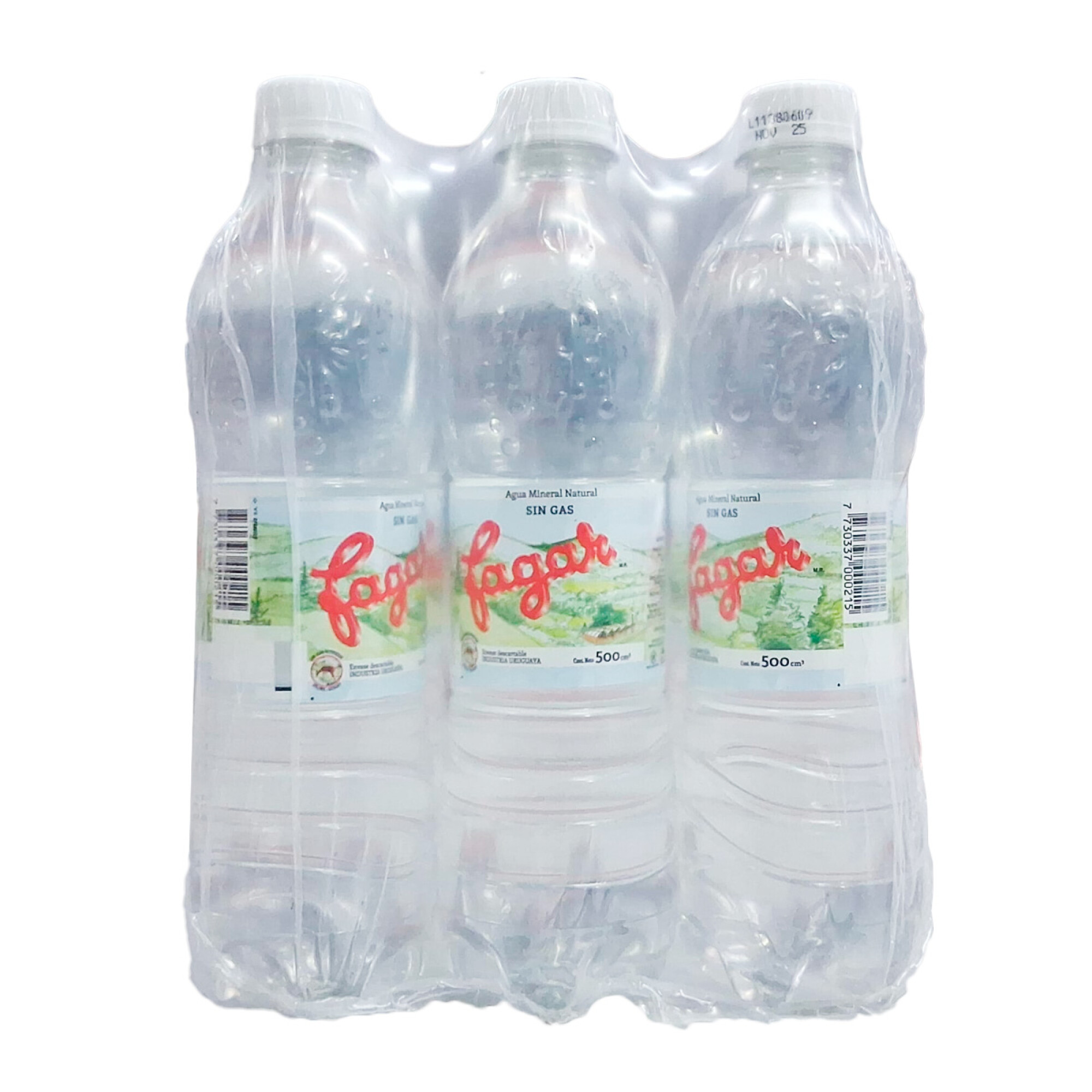 AGUA FAGAR 500 ml. - Funda x6 Unidades - SIN GAS — Suchina