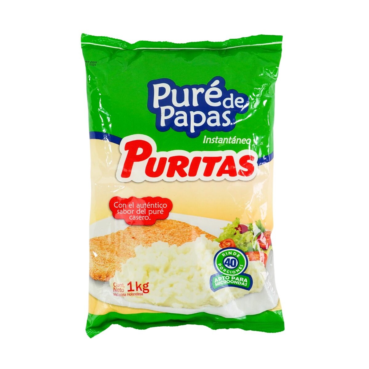 Puré de papa instantáneo Puritas 1kg — El Clon
