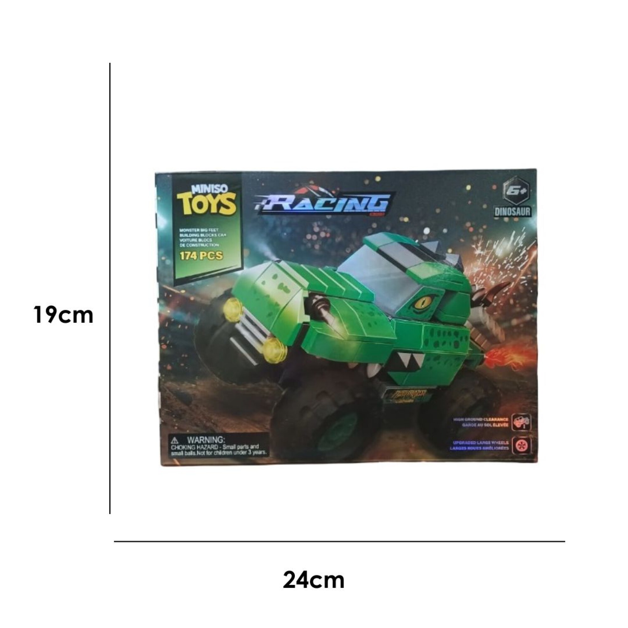 Bloques monster truck animals - dinosaurio — Miniso Uruguay