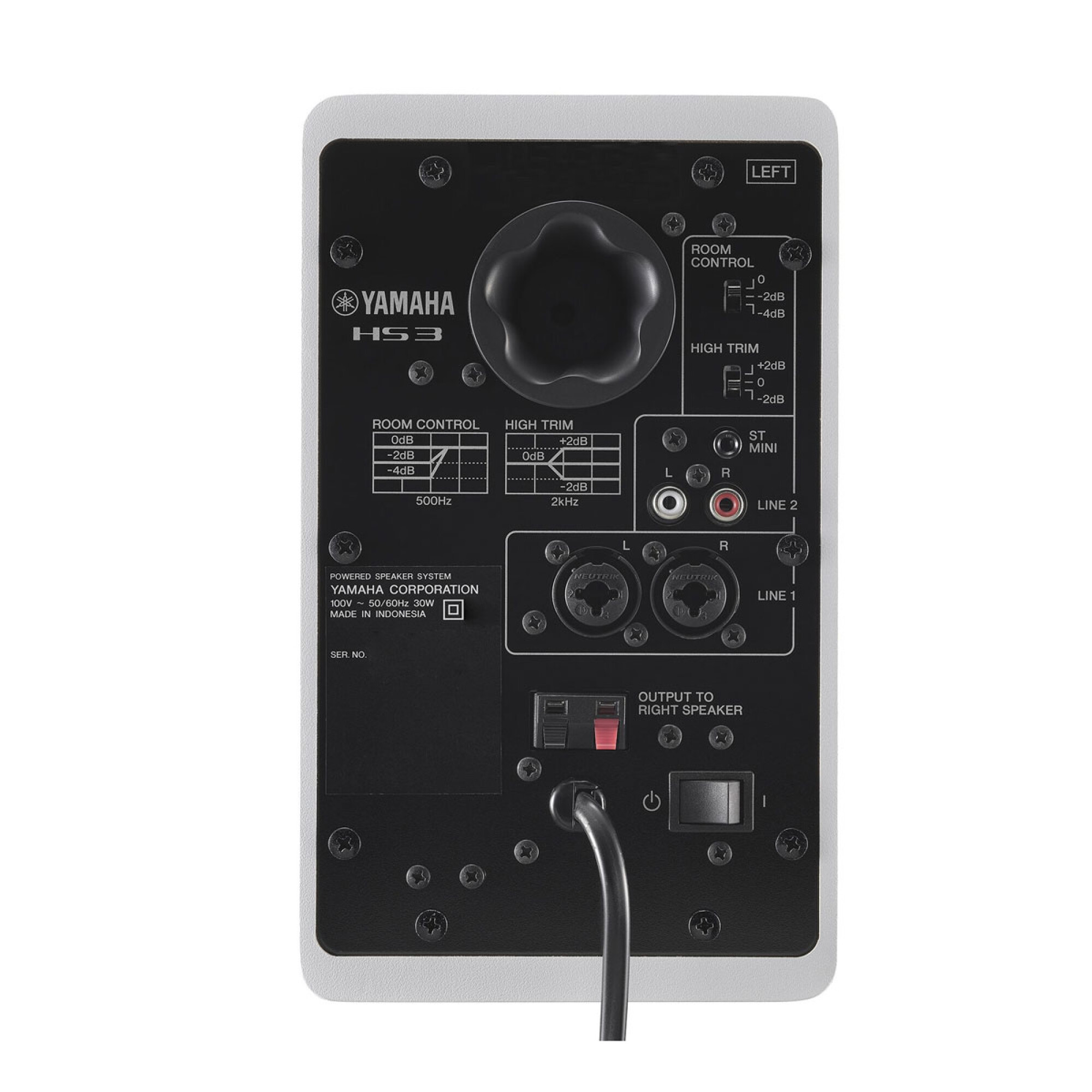 Monitor De Estudio Yamaha Hs3w White 3" Par — Palacio de la Música