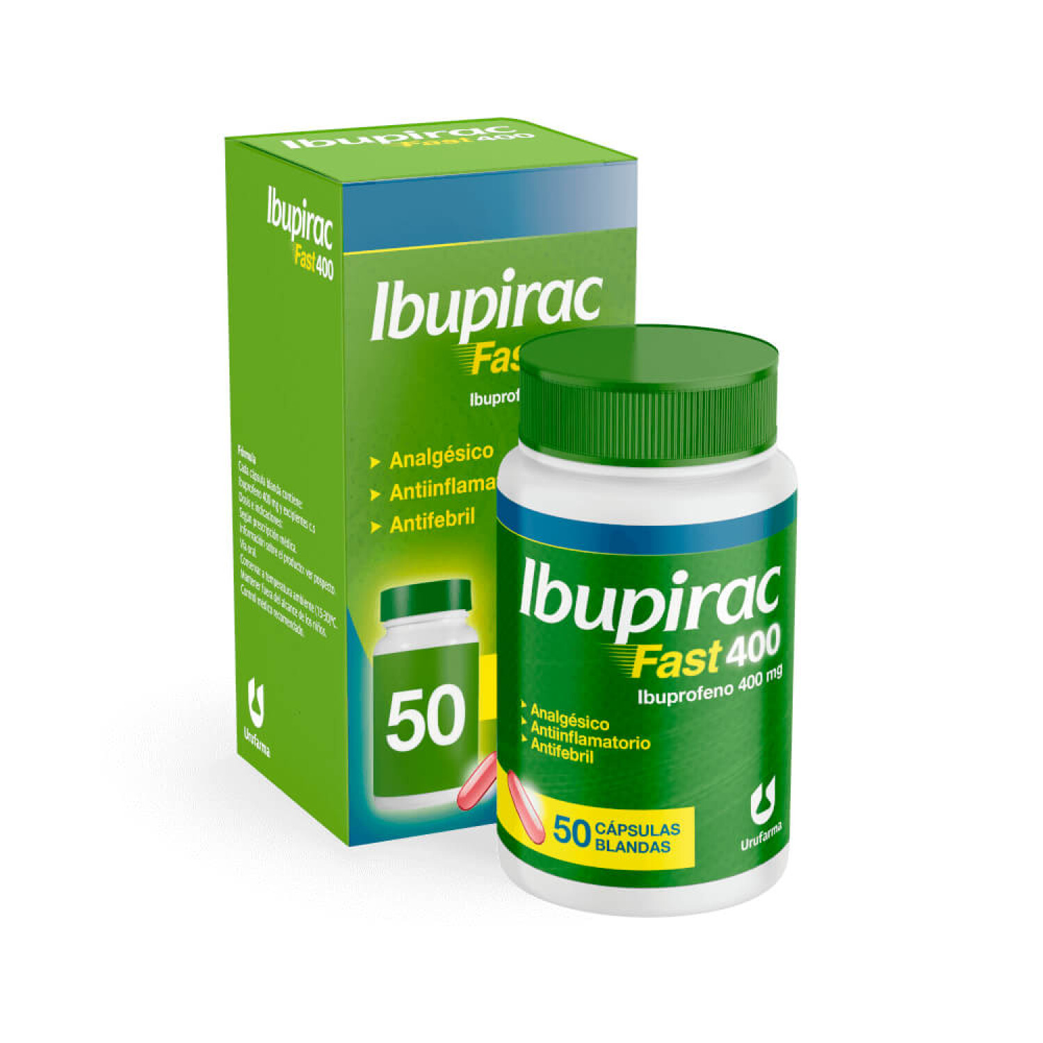 Ibupirac Fast 400 50 Capsulas 50 Capsulas — San Roque