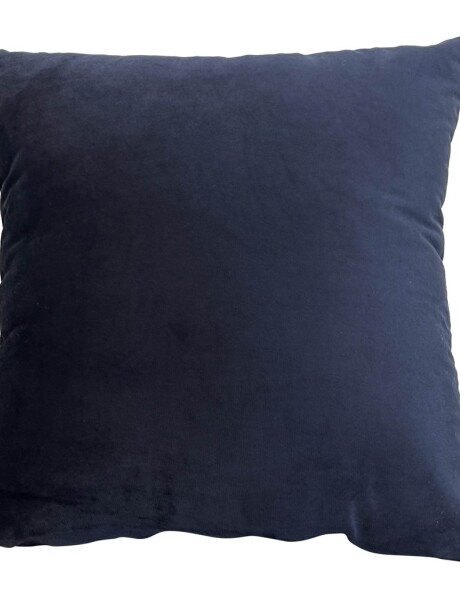 ALMOHADON VELVET 40x40CM AZUL MARINO — Deco Hogar