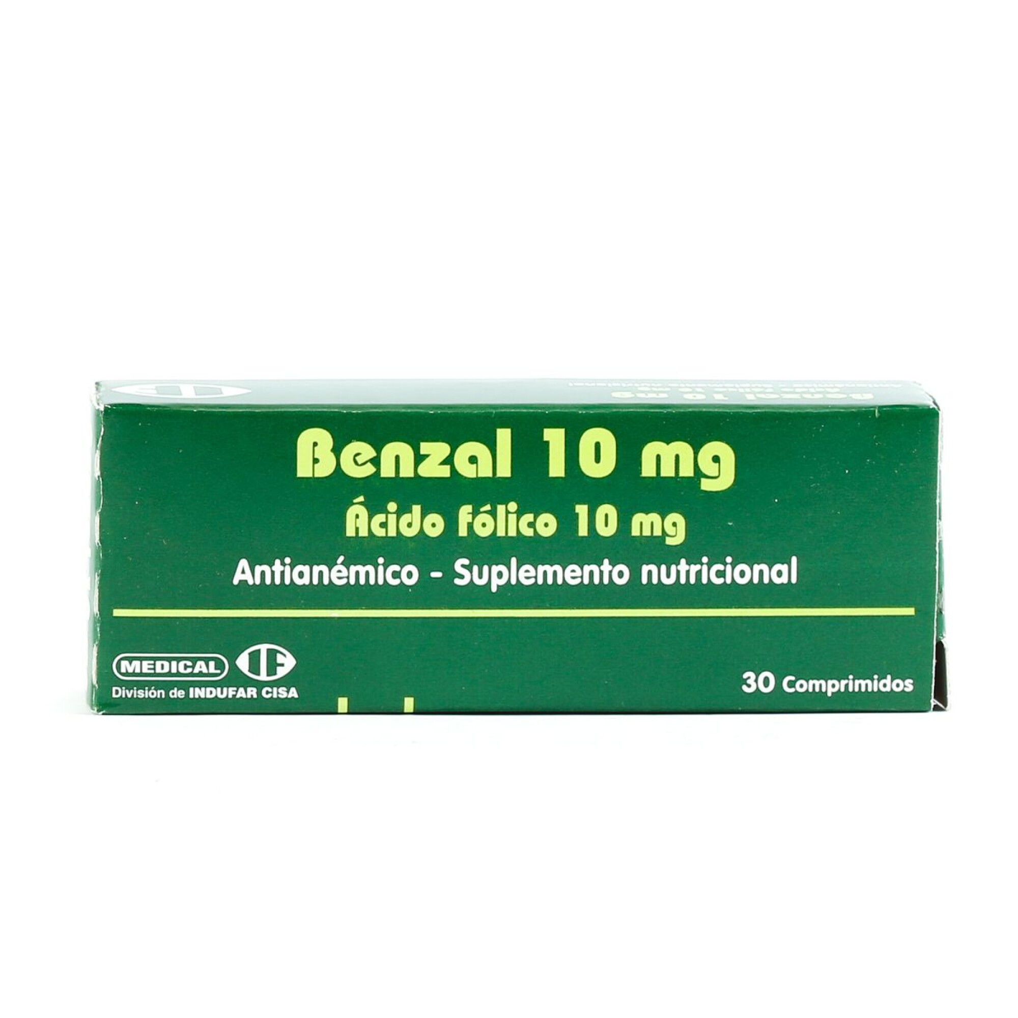 BENZAL 10 MG. CJ X 30 COMP. — Farmacenter