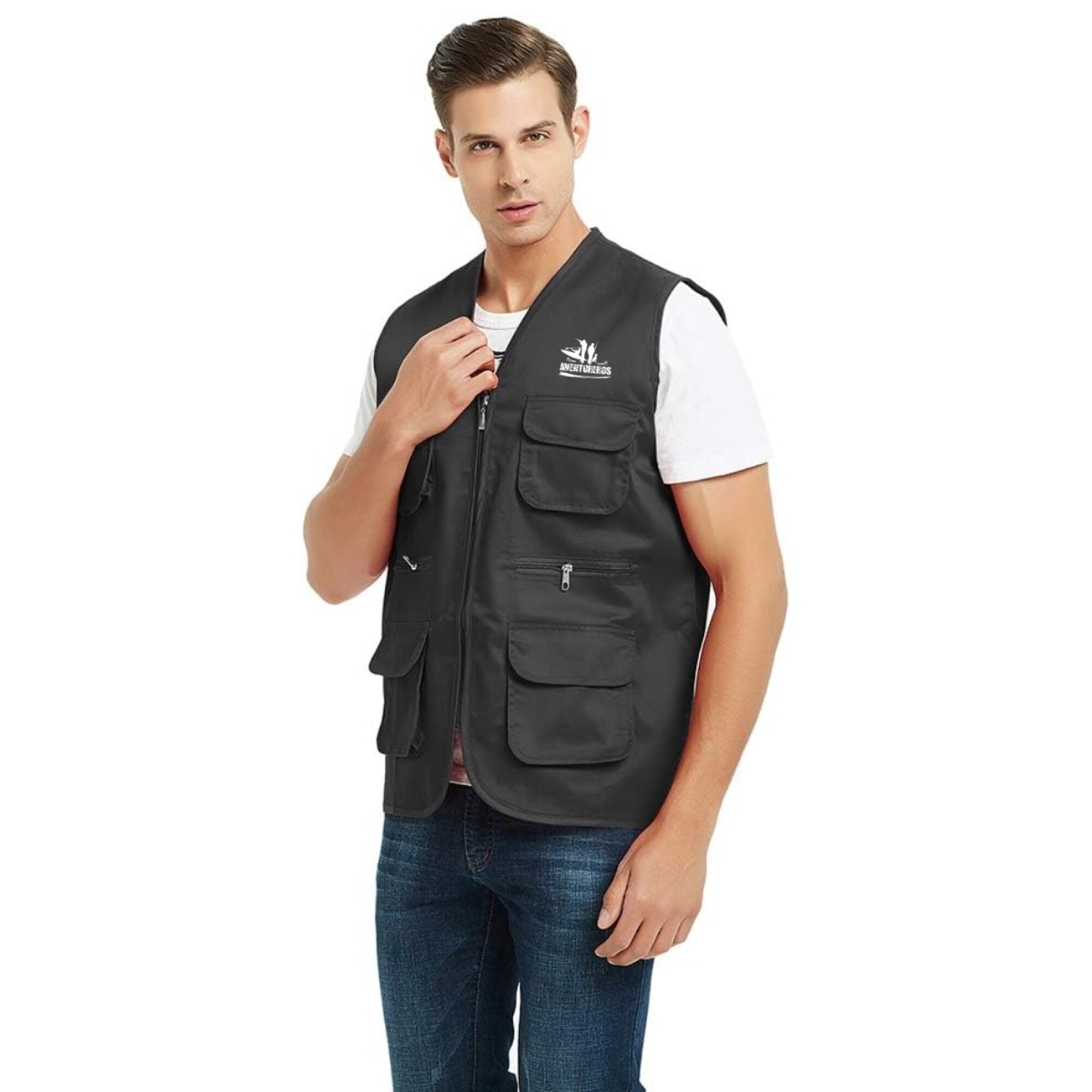 Chaleco multibolsillos Aventureros - Negro — Aventureros