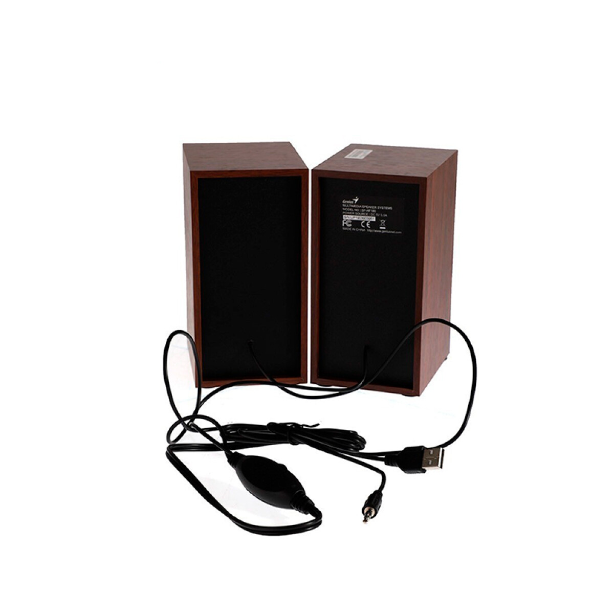 Parlante Genius SP-HF180 6W USB madera — Compupel