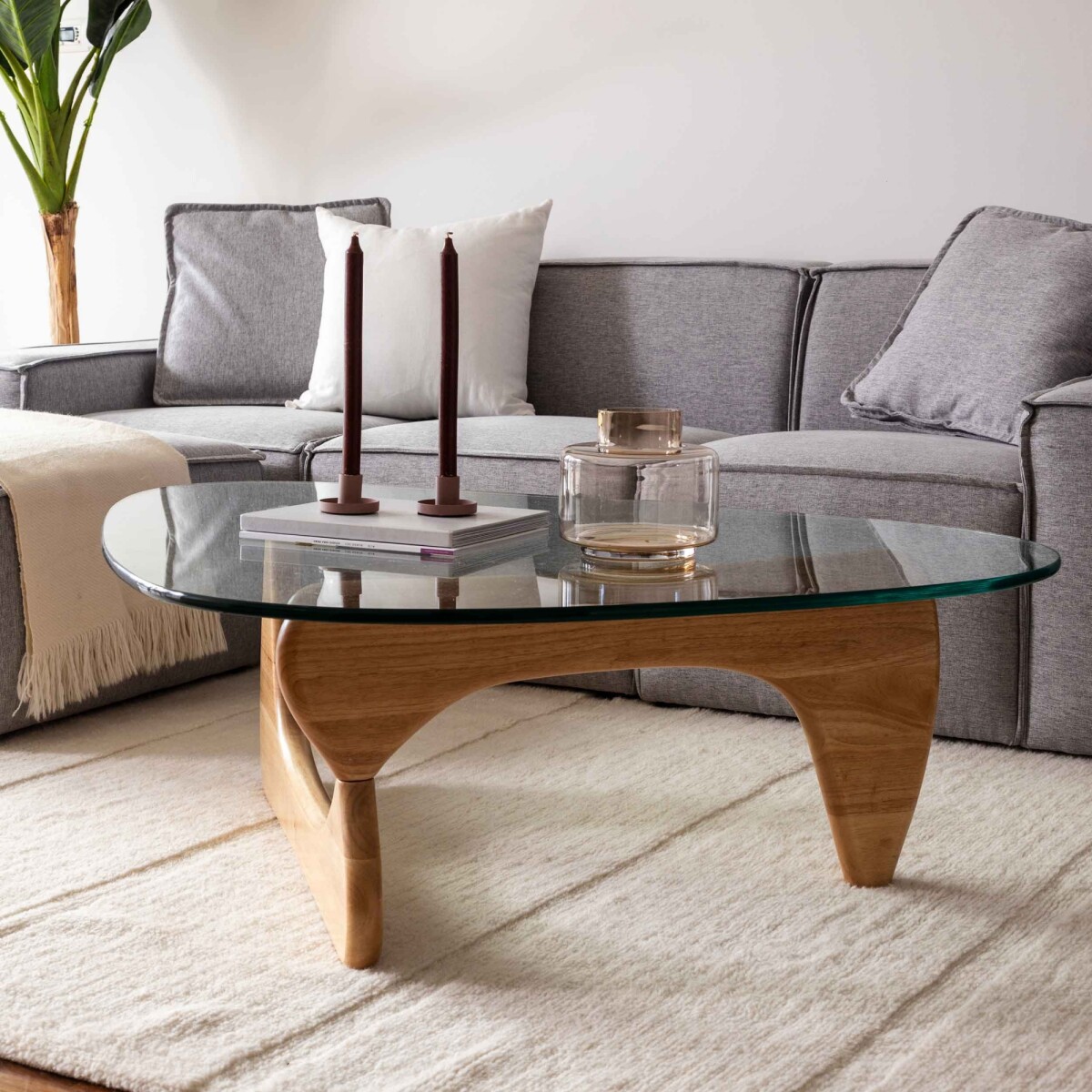 Mesa Noguchi - Madera natural — Walnut