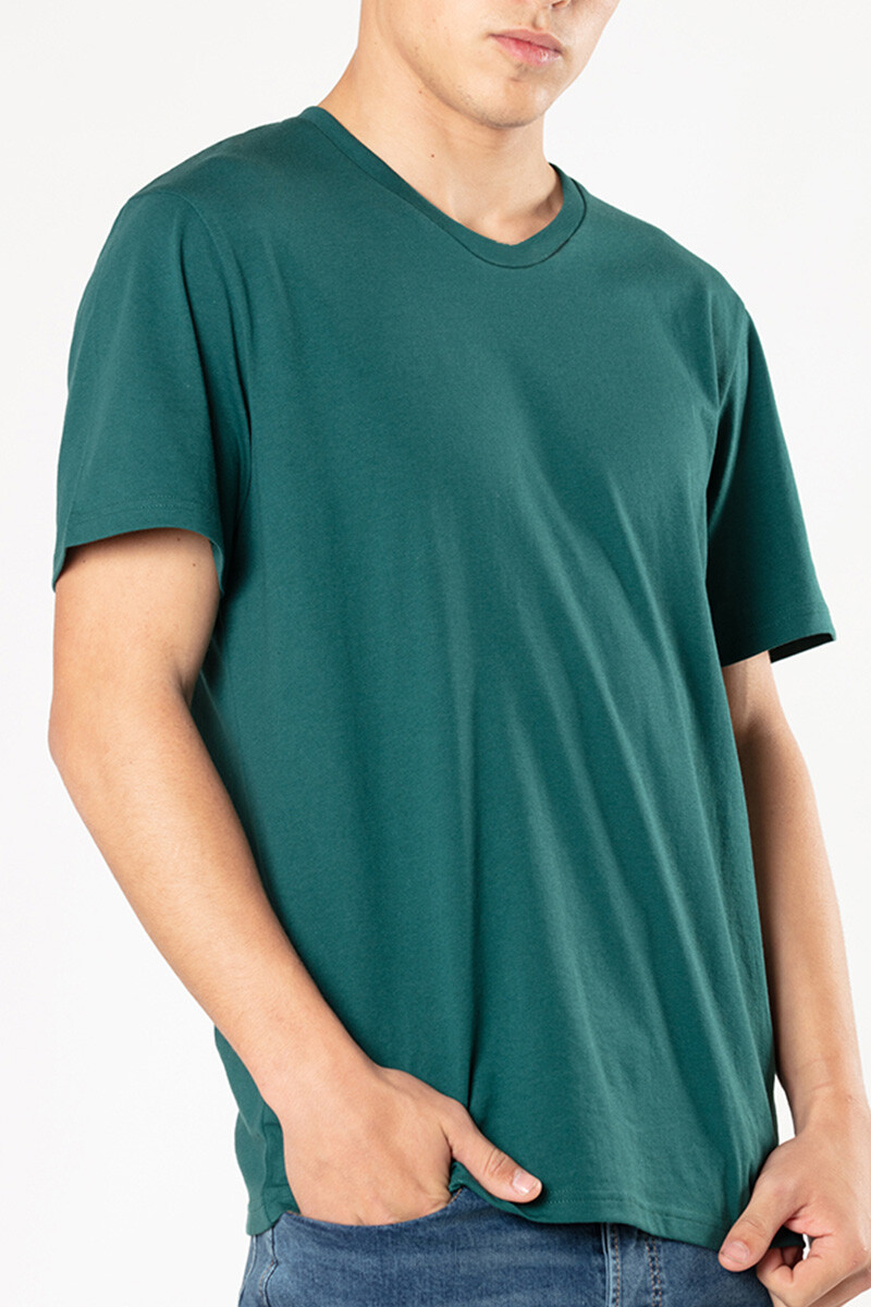 REMERA CHELI RUSTY - Verde Oscuro — Superoutlet